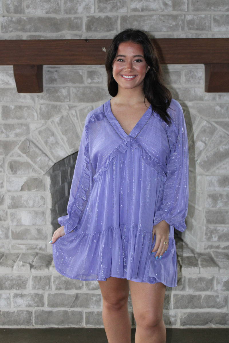Periwinkle Mini Dress – Willella's Boutique